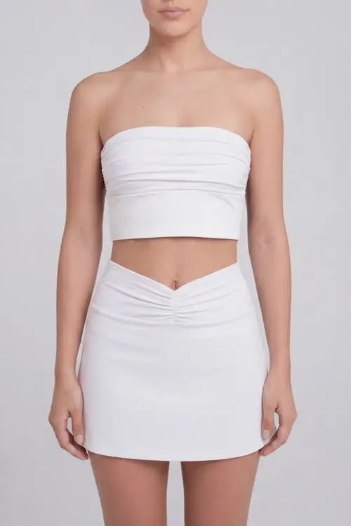 NUAJE NUAJE Isabelle Bikini Skort - White