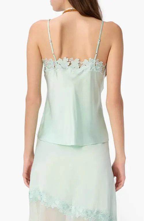 Cami Nyc Rafa Lace Trim Silk Charmeuse Camisole