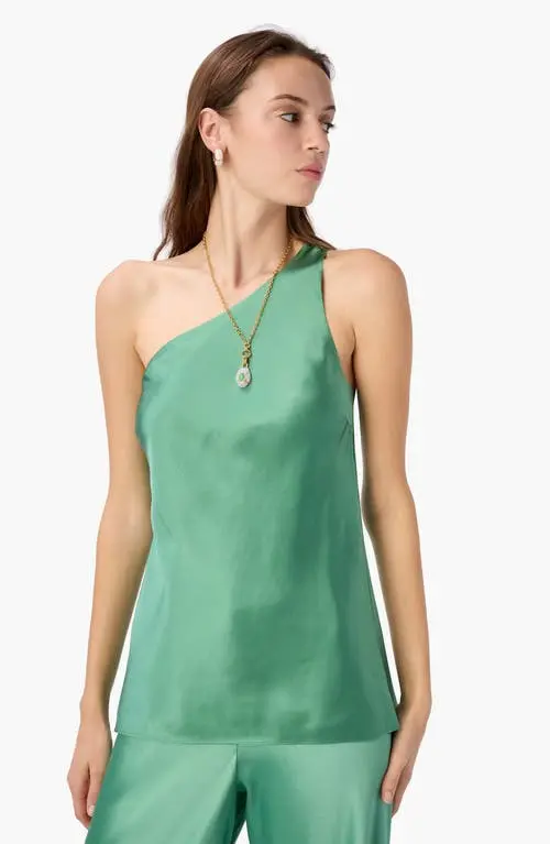 Cami Nyc Lumi One-shoulder Silk Camisole