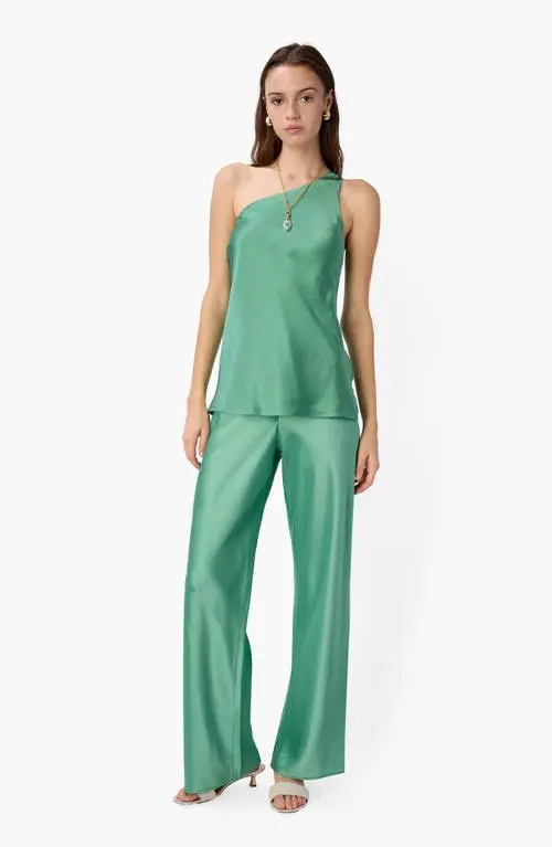 Cami Nyc Lumi One-shoulder Silk Camisole