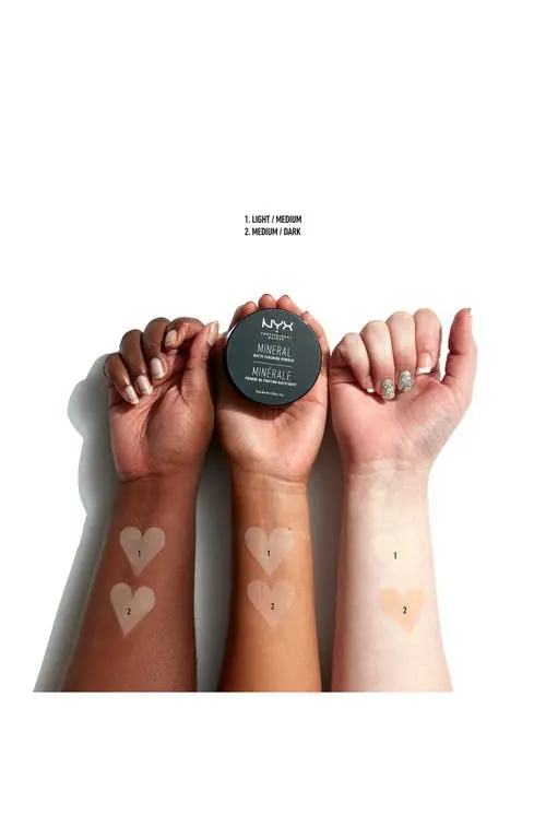NYX PROFESSIONAL MAKEUP Mineral Matte Finishing Powderlight/medium
