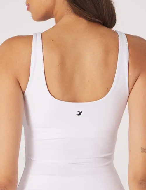 GLYDER Sculpt Skimmer Tank - White