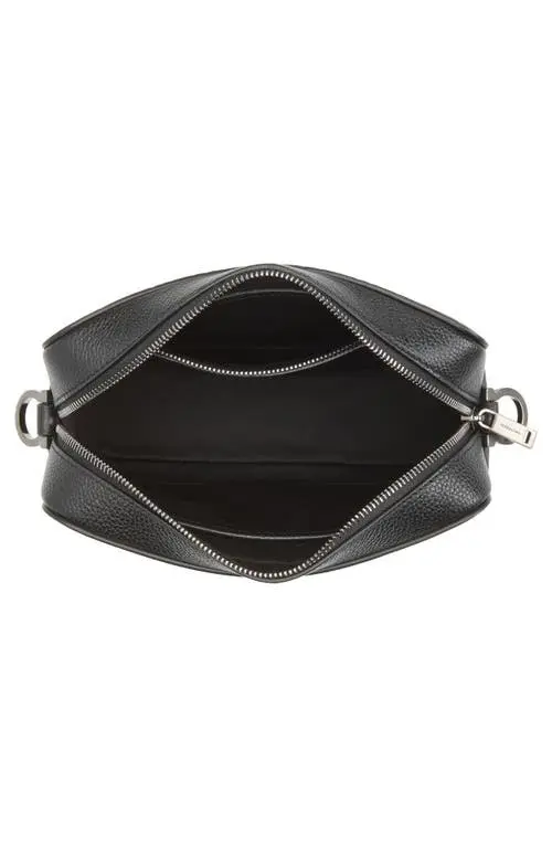 FERRAGAMO Embossed Gancini Shoulder Bag