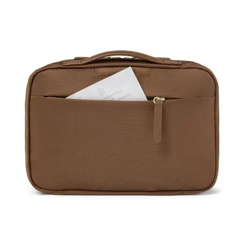 JULY Hanging Toiletry Bag - Light Brown