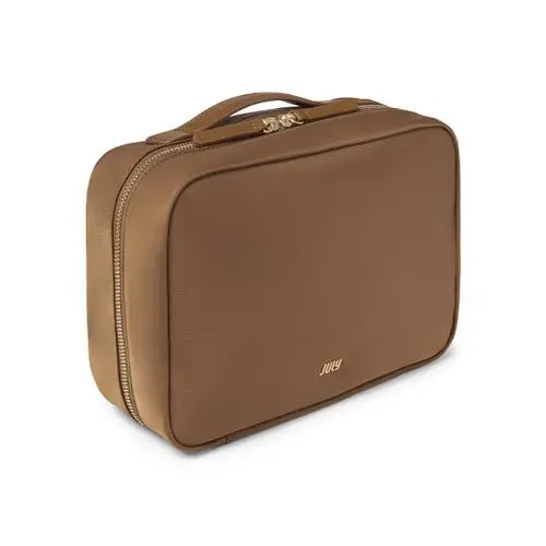 JULY Hanging Toiletry Bag - Light Brown