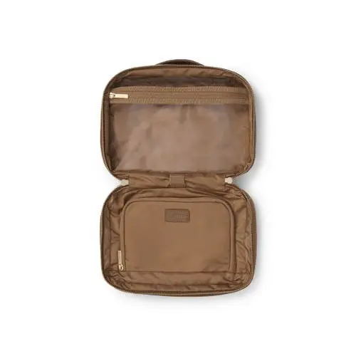 JULY Hanging Toiletry Bag - Light Brown