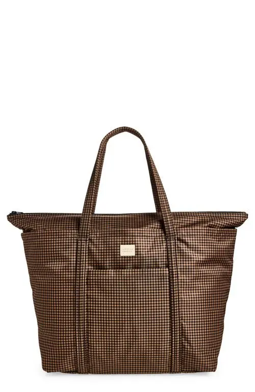 LOEFFLER RANDALL Dina Travel Tote - Brown/black Check
