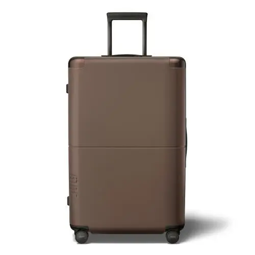 JULY Checked Plus Casesafe - Dark Brown