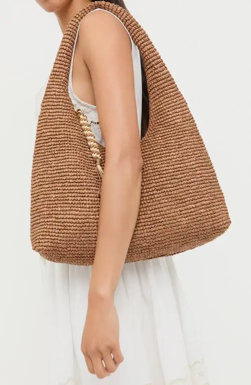 LOEFFLER RANDALL Willow Raffia Hobo Bag