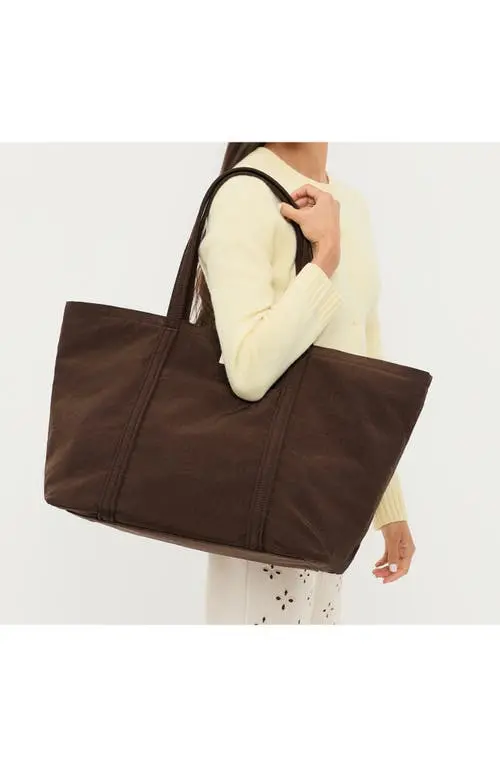 LOEFFLER RANDALL Dina Travel Tote - Chocolate