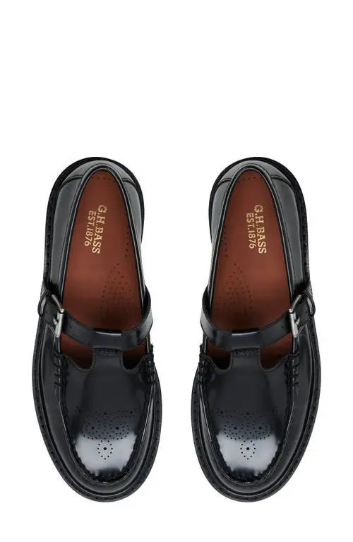 G.H.BASS Romy Buckle T-strap Loafer