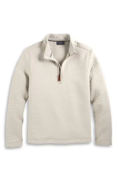COLE HAAN GOLF APPAREL Last Stitch Quarter Zip - Silver Lining