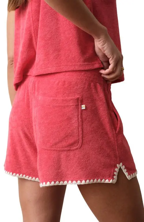 Marine Layer Terry Shorts With Whipstitching