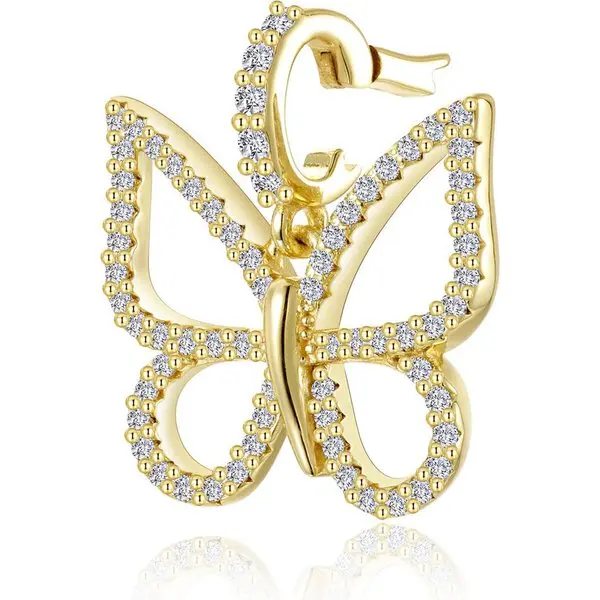 Lafonn Pavé Simulated Diamond Butterfly Charm