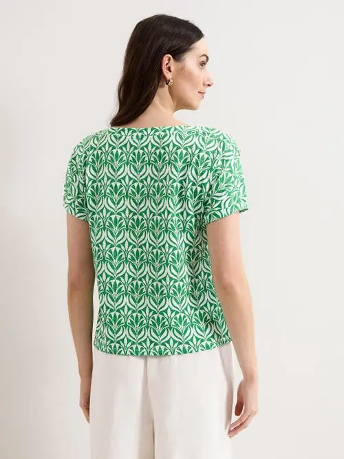 PHASE EIGHT Suzie Short Sleeve Boat Neck Top
