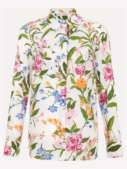 PHASE EIGHT Floral Print Long Sleeve Relaxed Fit Shirt