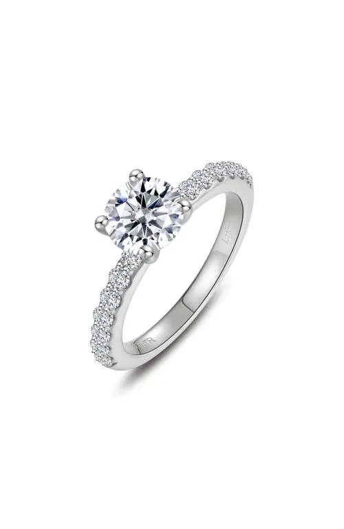 Lafonn Diamond Engagement Ring - Silver
