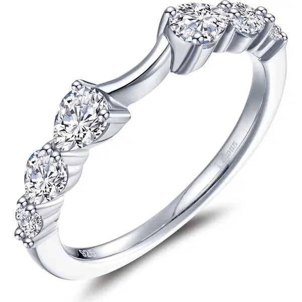 Lafonn Contour Simulated Diamond Ring - Silver