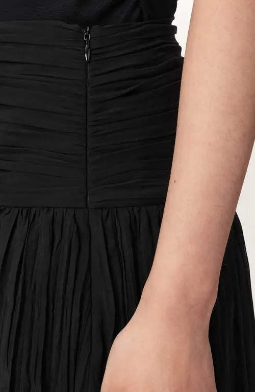 ALLSAINTS Asal Midi Skirt - Black