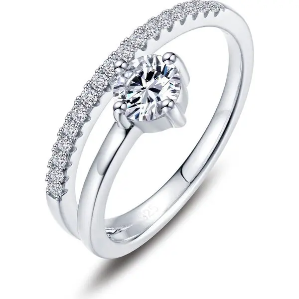 Lafonn Starstruck Pavé Simulated Diamond Wrap Ring - Silver
