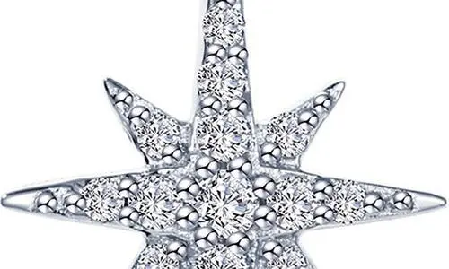 Lafonn North Star Simulated Diamond Charm