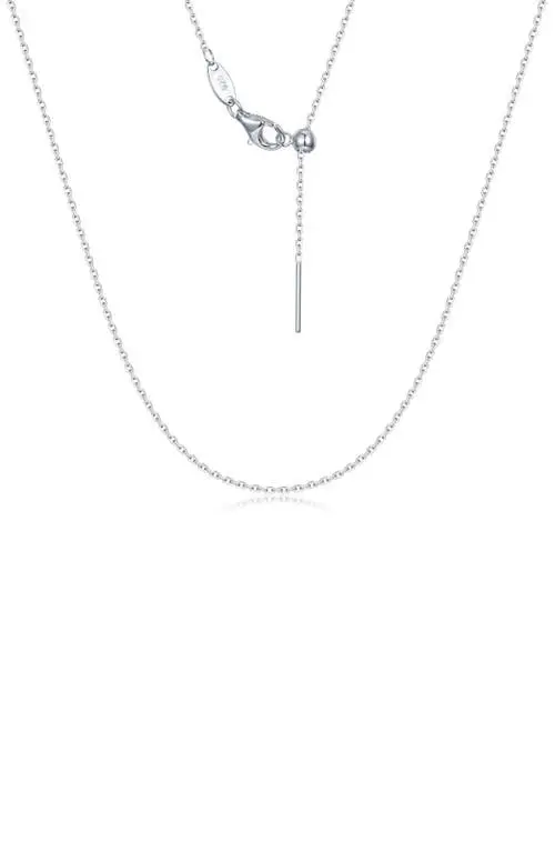Lafonn Bolo Chain Necklace - Silver