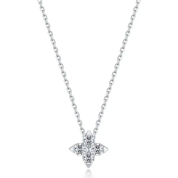 Lafonn Simulated Diamond Pendant Necklace - Silver