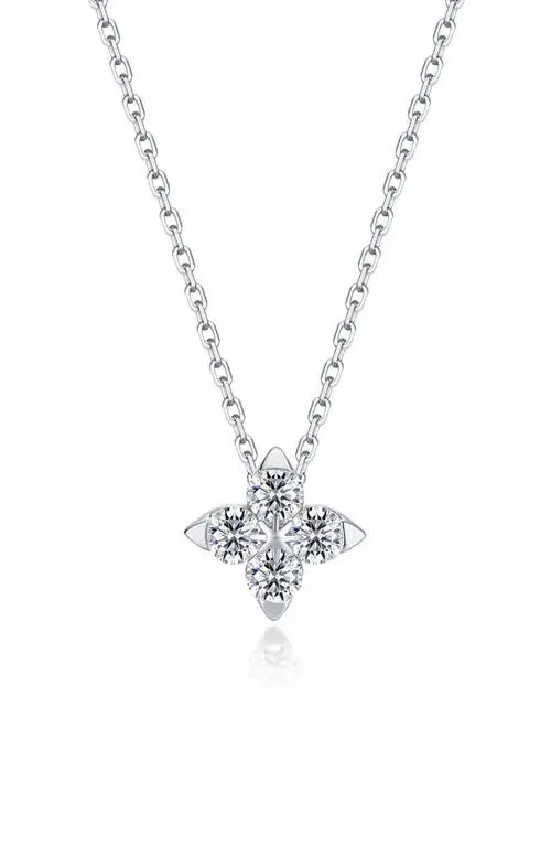 Lafonn Trillium Superbloom Pendant Necklace - Silver