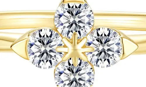 Lafonn Trillium Bloom Simulated Diamond Ring