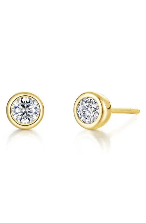 Lafonn Minimalist Simulated Diamond Stud Earrings - Gold