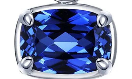 Lafonn Regal Cushion Cut Necklace - Blue