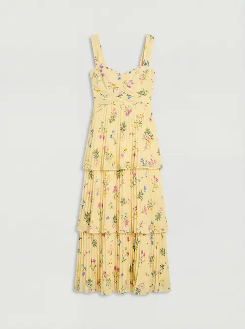 OASIS Petite Tie Shoulder Midi Dress