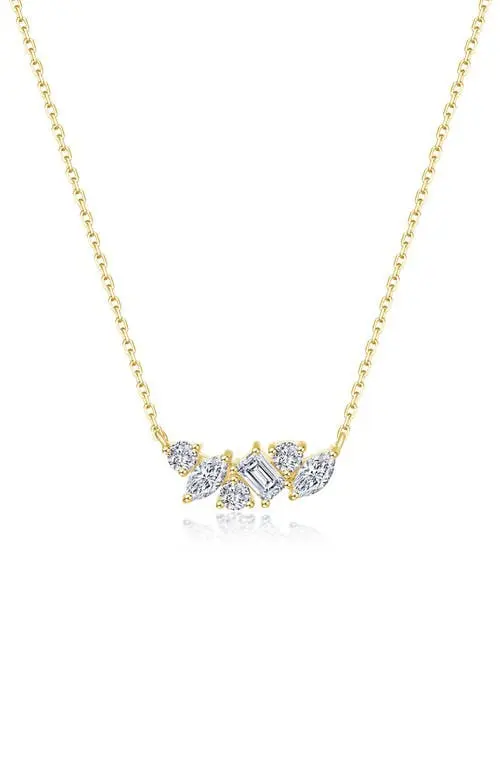 Lafonn Prismatic Mixed-cut Stone Necklace - Gold
