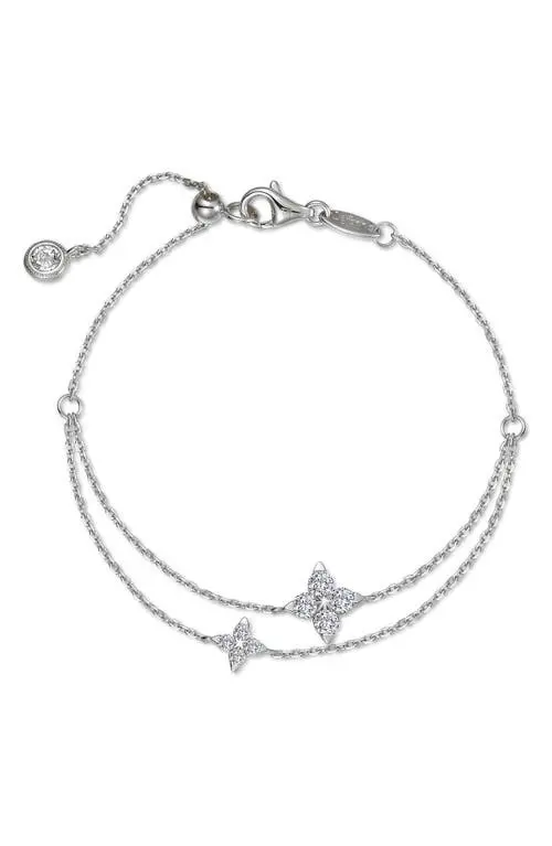 Lafonn Simulated Diamond Station Bracelet - Silver