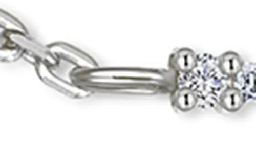 Lafonn Eden Baguette Cross Bracelet - Silver