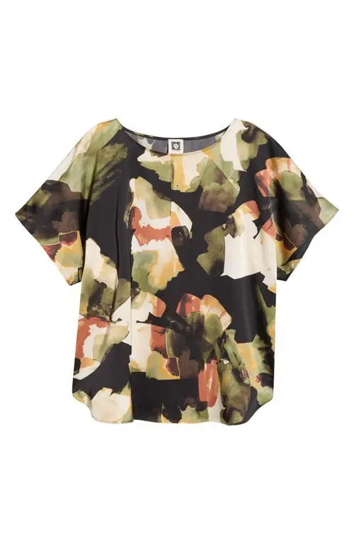 Anne Klein Floral Print Top