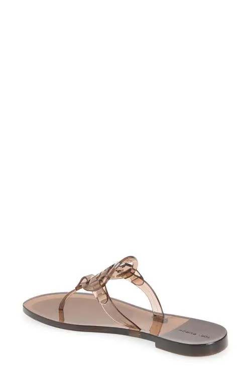 Tory Burch Miller Jelly Flip Flop - Soft Brown