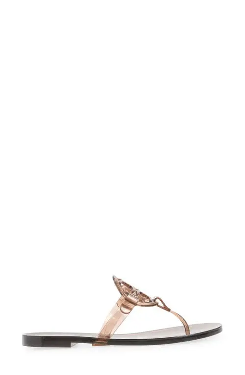 Tory Burch Miller Jelly Flip Flop - Soft Brown