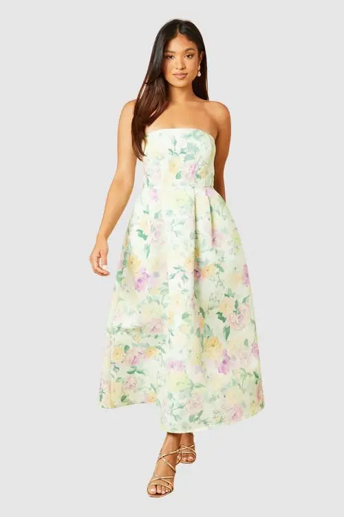 OASIS Petite Occasion Strapless Mini Dress