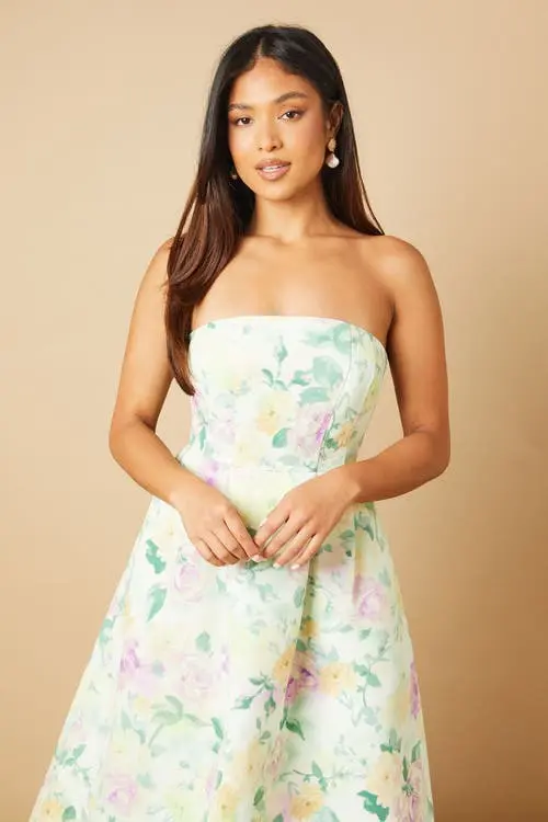 OASIS Petite Occasion Strapless Mini Dress
