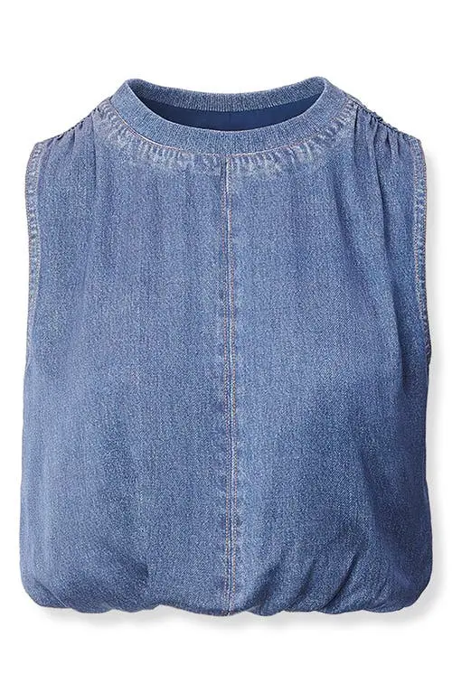 Rag & Bone Sleeveless Cropped Bubble Top
