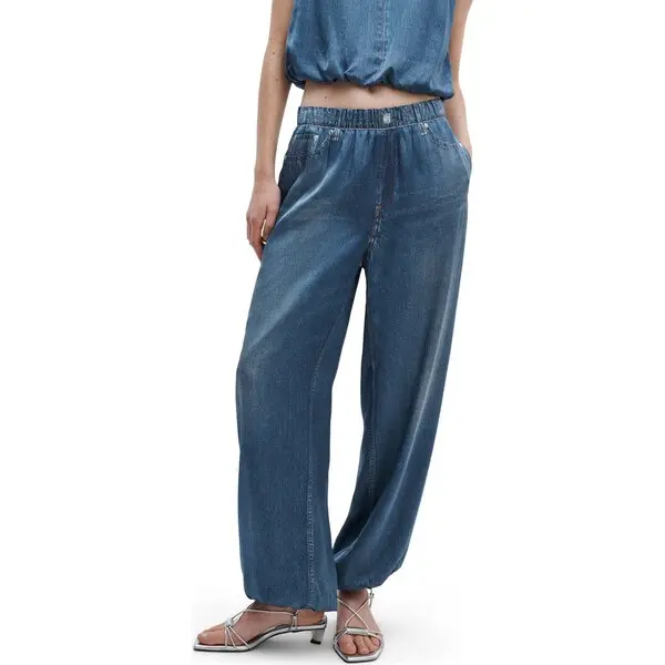 Rag & Bone Rb Miramar Satin Pull-on Bubble Pants - Jasper
