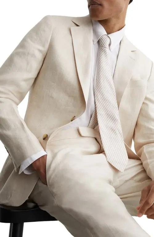 REISS Atlantic Linen Blazer
