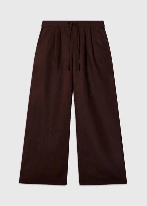 Whistles Wide Leg Linen Trouser