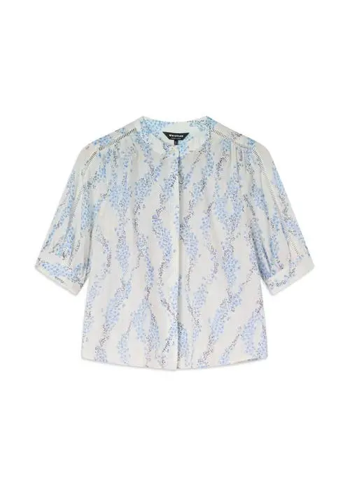 Whistles Ditsy Stem Textured Shirt