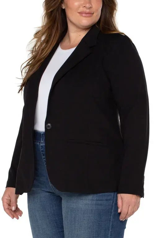 LIVERPOOL Fitted One-button Blazer