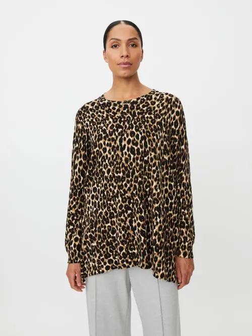 MASAI COPENHAGEN Leopard Print Longline Jumper