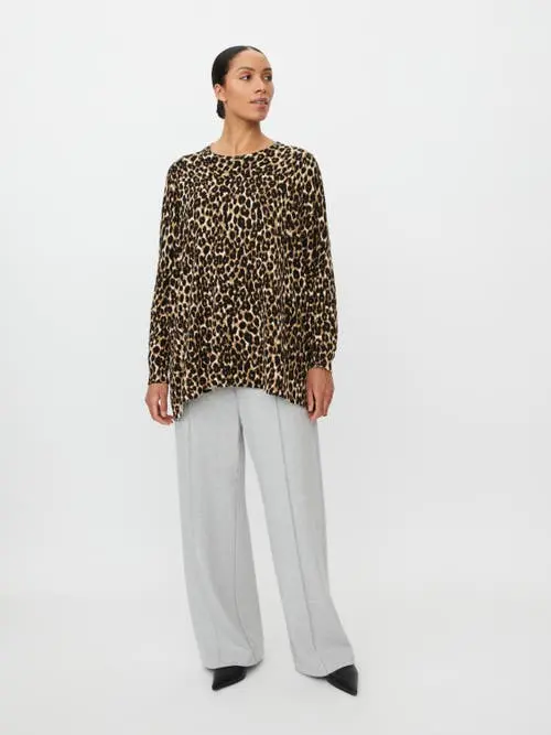 MASAI COPENHAGEN Leopard Print Longline Jumper