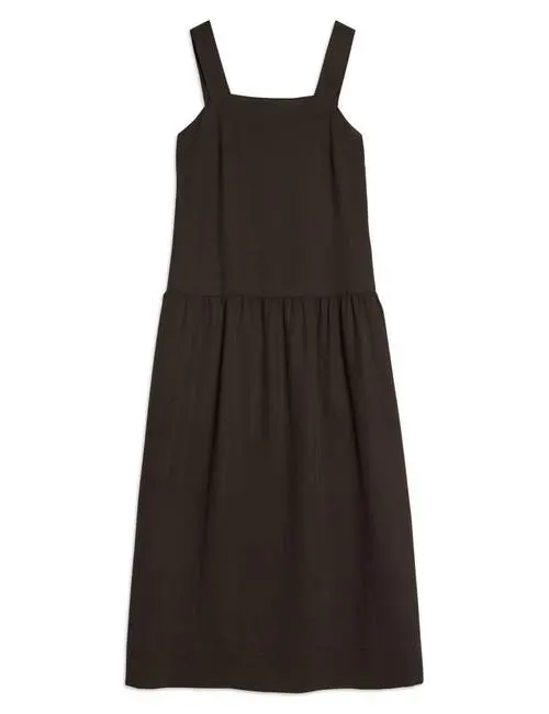 ALBARAY Tencel Square Neck Maxi Dress