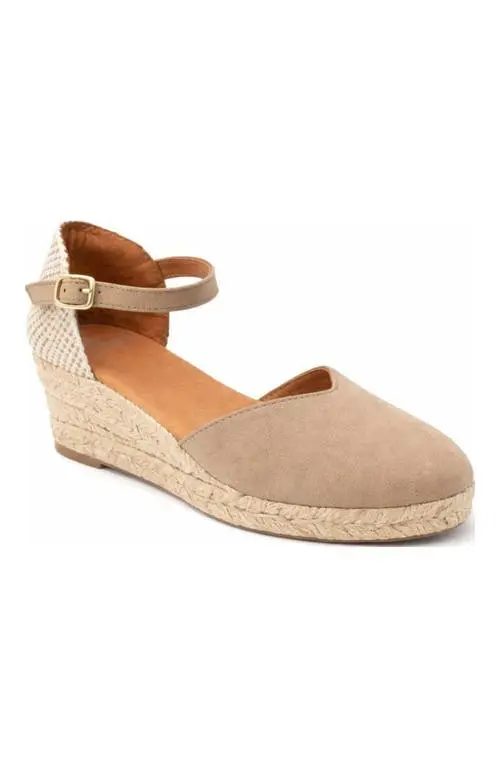 MENINA STEP Jimena Mid Strap Espadrille Sandal - Camel